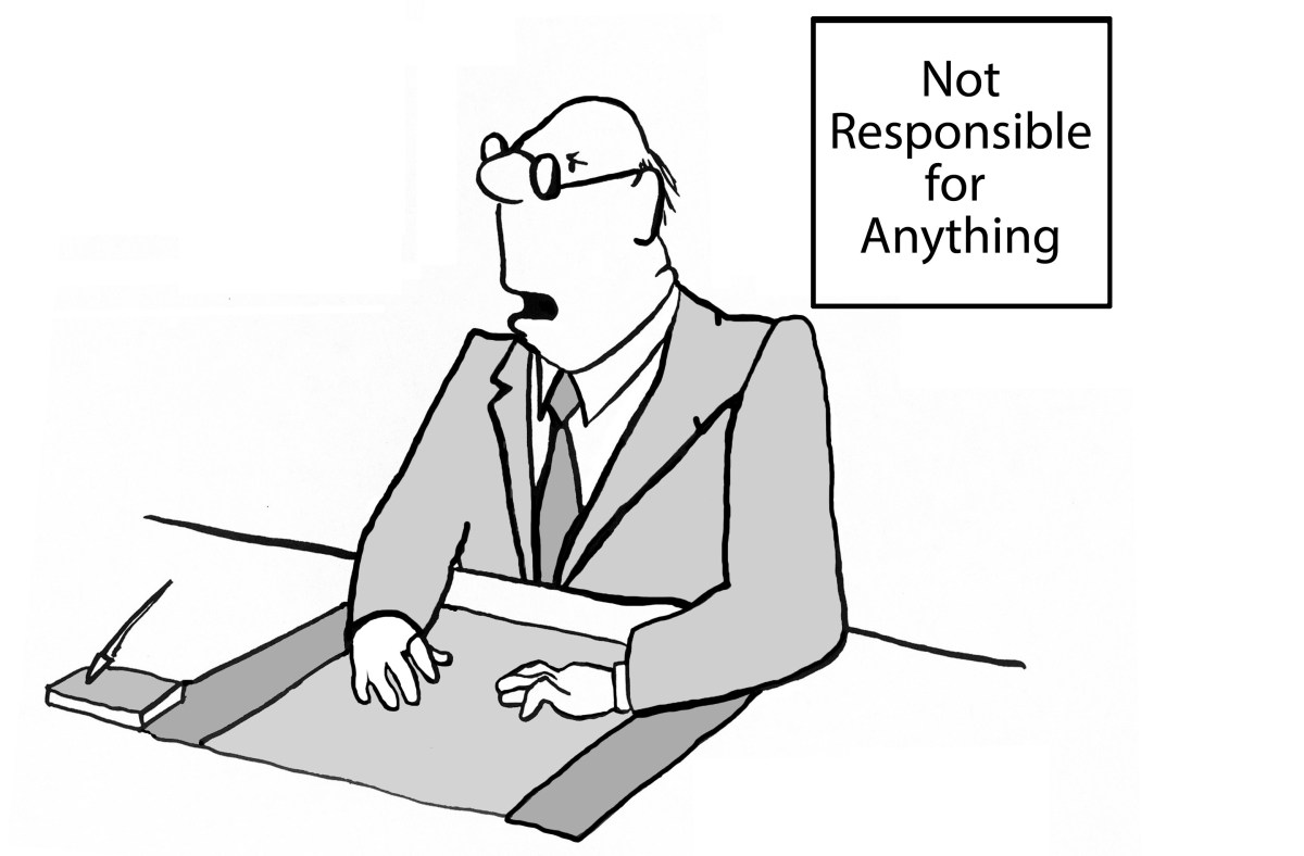 Abdicating responsibility – Techstringy